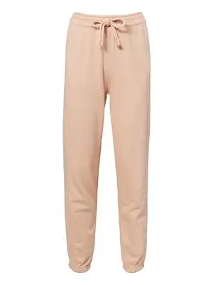 Adidas By Stella McCartney Cotton Jersey Sweatpants - Pink
