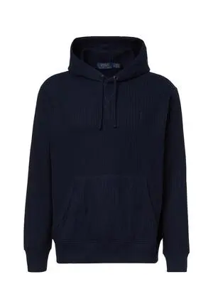 Polo Ralph Lauren Waffle-knit Hoodie - Blue