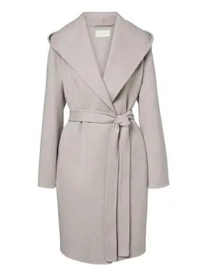 THE ROW Cicero Cashmere Wrap Coat - Grey