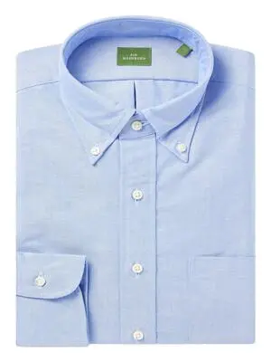 Sid Mashburn Button-down Collar Oxford Cotton Shirt - Blue