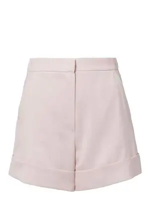 Max Mara Celebre Wool-blend Shorts - Pink