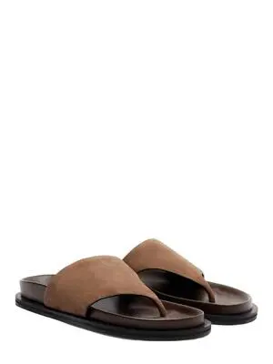 A.emery Imara Suede Thong Sandals - Brown
