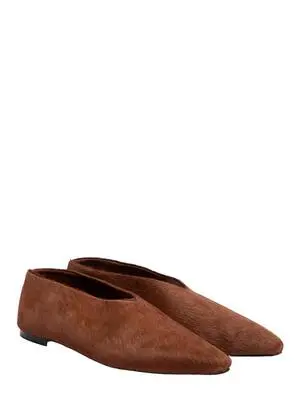 A.emery Lima Calf Hair Flats - Brown