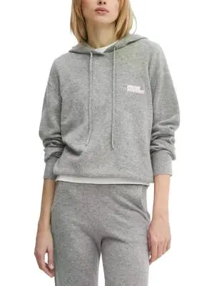 From Future Heart-motif Hoodie - Grey