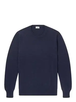 GHIAIA Cashmere Crewneck Sweater - Blue