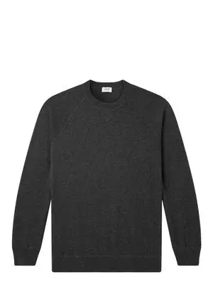 GHIAIA Cashmere Crewneck Sweater - Gray