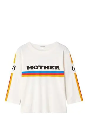 MOTHER The Better Half Printed T-shirt - White
