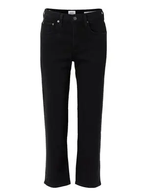Citizens Of Humanity Delfina High-rise Jeans - Black