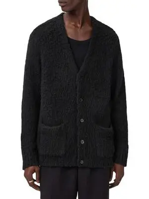 ALLSAINTS Tobie Merino Wool Blend Cardigan - Black