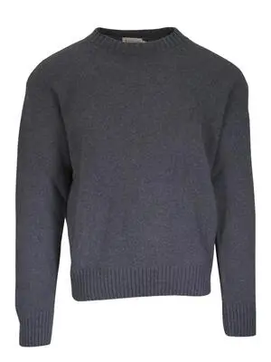 Moncler Ribbed Knit Jumper - Grey