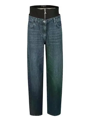 Patrizia Pepe Split-hem Jeans - Blue
