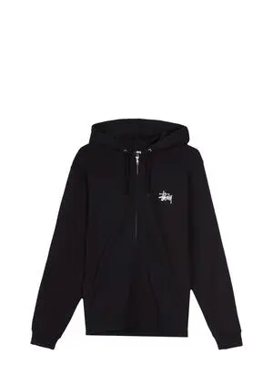 StÜssy Basic Zip Hood - Black