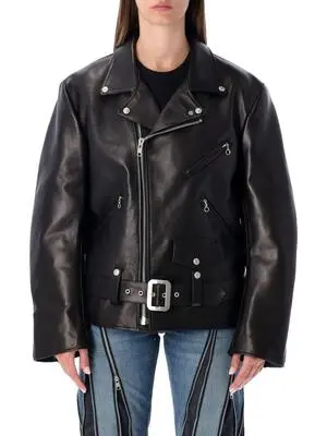 Junya Watanabe Leather Jacket - Black