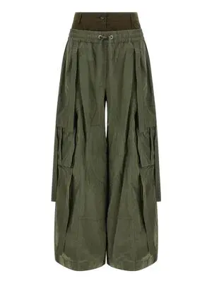 Dolce & Gabbana Wide-Leg Trousers Green