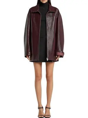COURREGES Jacket - Burgundy