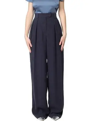 Emporio Armani Wide Leg Trousers - Navy