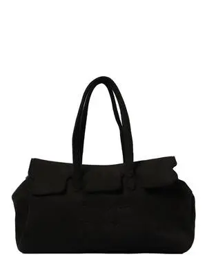 SECRET PON-PON Shoulder Bag - Black
