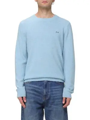 SUN 68 SUN68 Pullover Sweater Gnawed Blue
