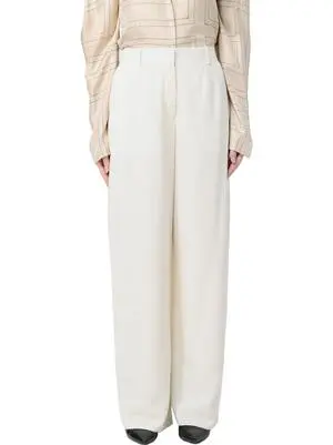 TOTEME Wide Leg Pants Beige