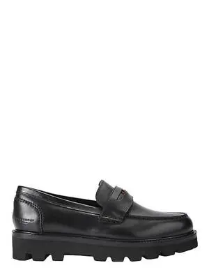 Kurt Geiger Brompton Leather Penny Loafers - Black