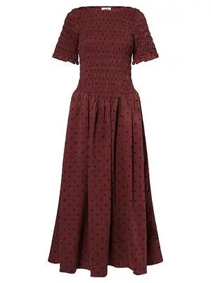 AMY LYNN Woven Maxi Dress - Purple