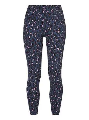 Sweaty Betty Power 7/8 High-rise Leggings - Purple Leopard Print