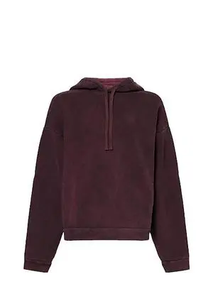 AGOLDE Relaxed-fit Cotton Hoody - Cipher (double Burgundy)