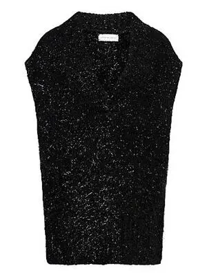Dries Van Noten Trea Sleeveless Wool-blend Knit Jumper - Black