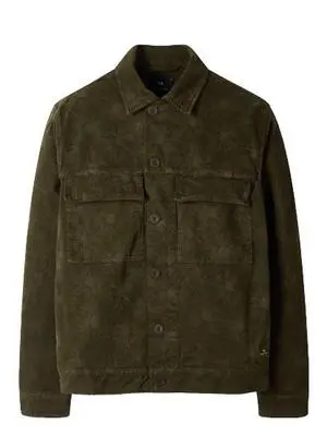Paul Smith Cotton-twill Floral Jacket - Green