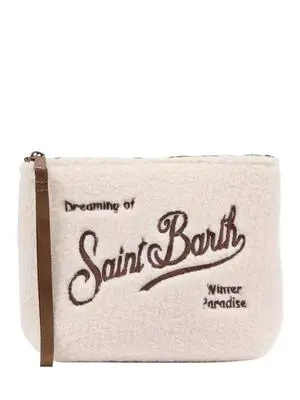 MC2 SAINT BARTH Aline Clutch Bag - White