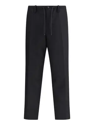 Dries Van Noten Penny Wool Trousers Black