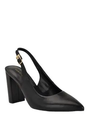 Tommy Hilfiger Azalee Block Heel Slingback Pumps - Black