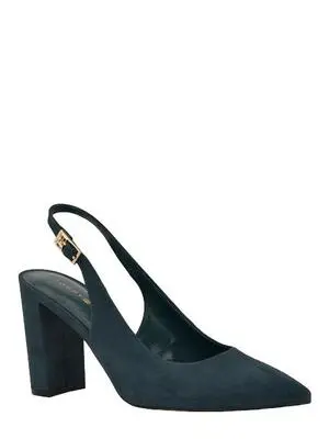 Tommy Hilfiger Azalee Block Heel Slingback Pumps - Medium Green