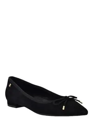 Tommy Hilfiger Kimio Pointed Toe Flat Black