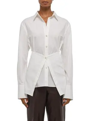 Helmut Lang Apron Woven Shirt - White
