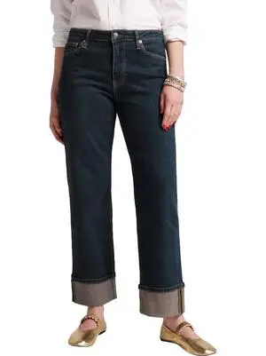 FRANCES VALENTINE Smarty Cuffed Jean - Denim