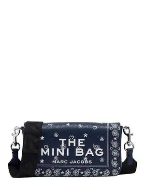 Marc Jacobs The Mini Leather Crossbody Bag - Navy Multi