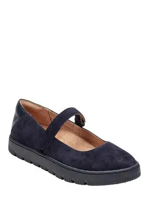 Easy Spirit Kyliee Mary Jane Flat Dark Blue