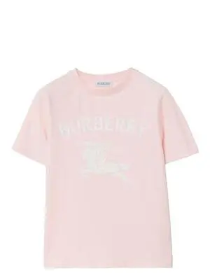 Burberry EKD Stretch Cotton T-Shirt Ice Pink