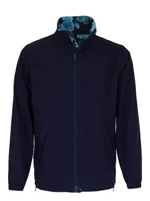 LORDS OF HARLECH Pasquali Reversible Performance Jacket - Serious Floral Navy