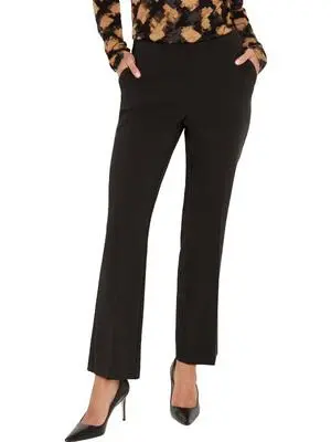 NIC+ZOE Plaza Pull-on Bootcut Pants - Black Onyx