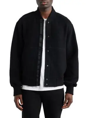 Canada Goose Fleece Bomber Jacket - Black - Noir