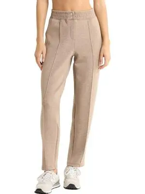 Spanx Brushed Airessentials® Slim Straight Leg Pants - Birch Heather