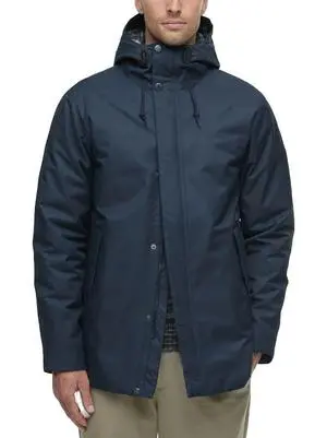 Barbour Waterproof Hooded Jacket - Navy