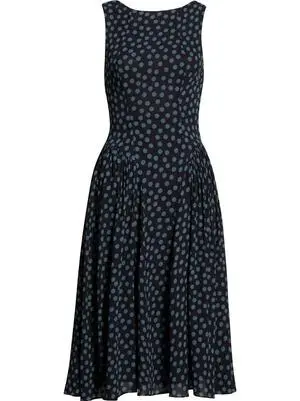 REFORMATION Anelis Polka Dot Midi Dress - Cosmic Dot