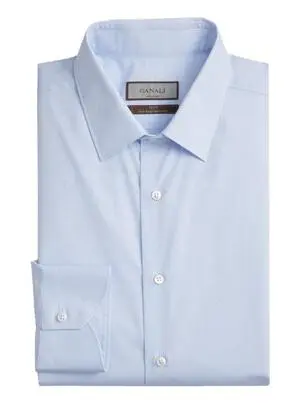 Canali Regular Fit Dress Shirt - Blue