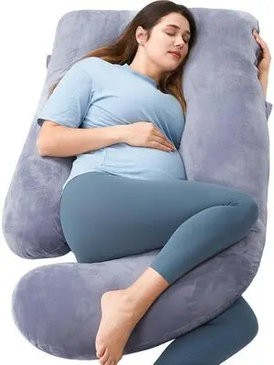MOMCOZY U-shaped Pregnancy Pillow - One-color
