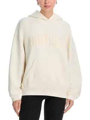 ANINE BING Harvey Logo Hoodie - Yellow