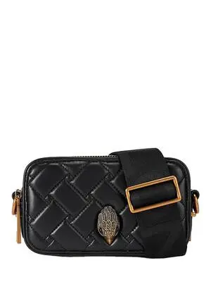 Kurt Geiger Kensington Small Quilted Camera Bag - Black