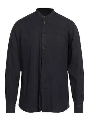 LIU •JO MAN Shirt Midnight Size Linen - Blue